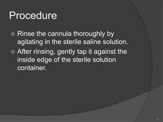 Tracheostomy site care procedure | PPTX