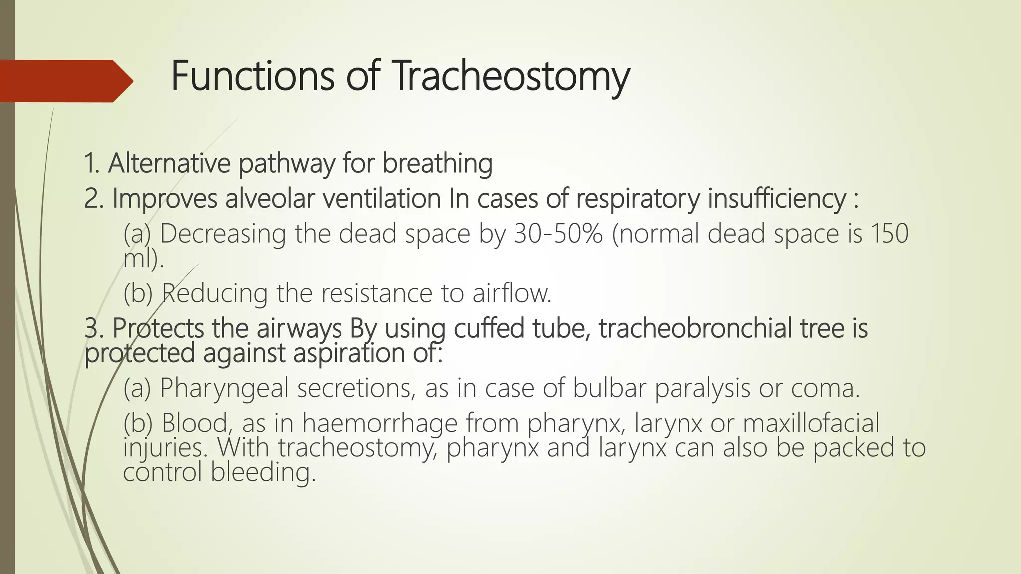 Tracheostomy & tracheal surgeries | PPTX