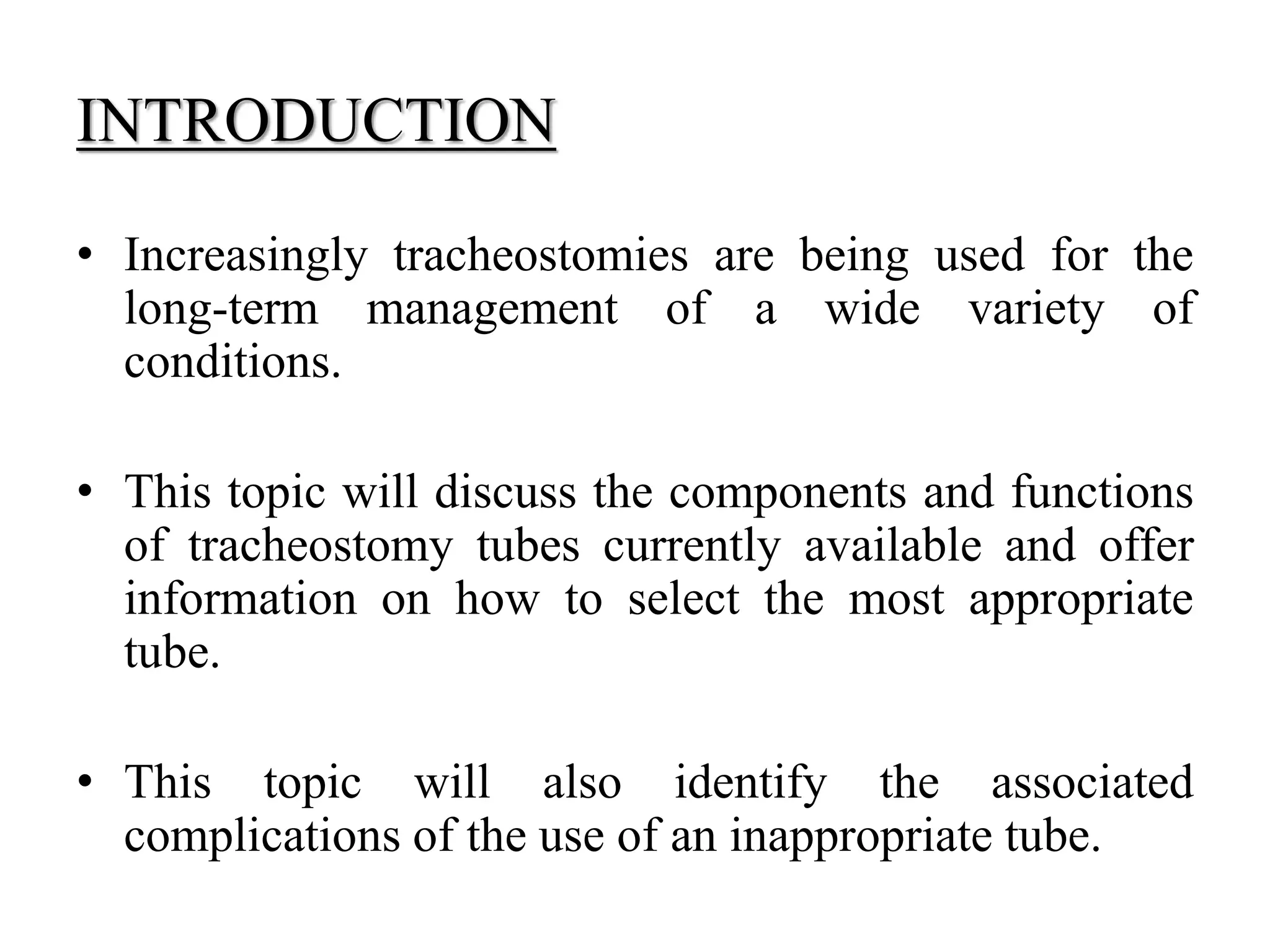 Tracheostomy tubes by Dr.Ashwin Menon | PPTX