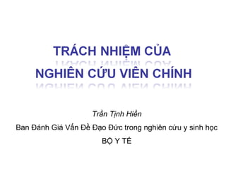 Trach nhiem ncv | PPT
