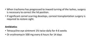 Trachoma of human eye for certificate nurses | PPTX | Eye and Vision ...