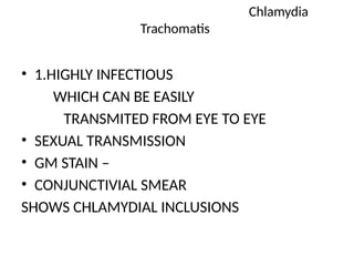 Trachoma evaluation and management strategies | PPTX