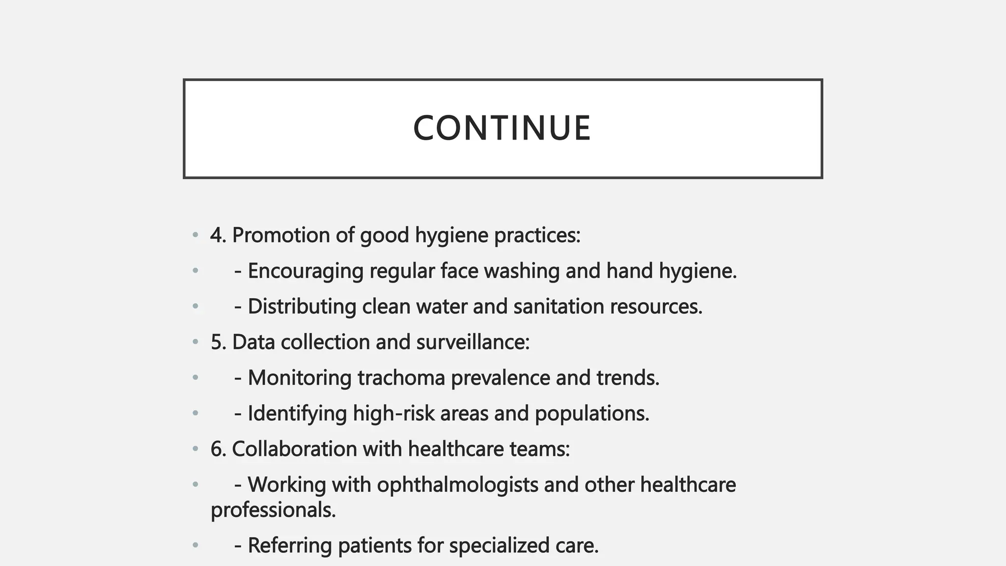TRACHOMA and sign and symptoms cause medical management | PPT