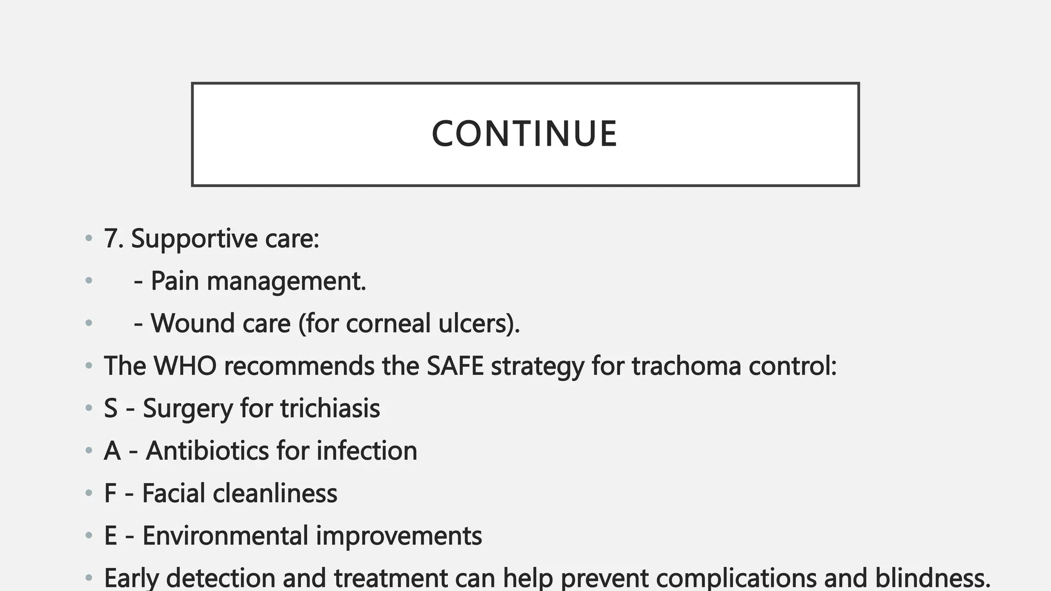 TRACHOMA and sign and symptoms cause medical management | PPT