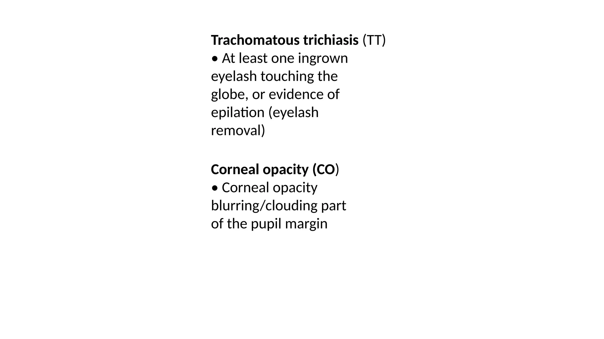 TRACHOMA Surgery III obadia Bishop..pptx | Eye and Vision Conditions ...