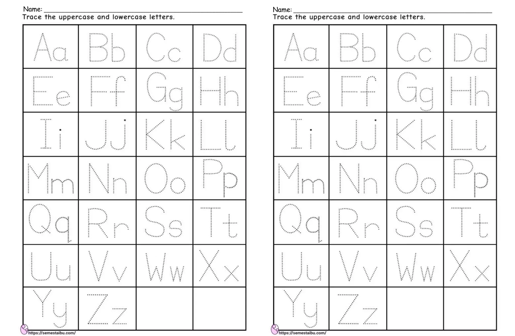 Tracing Activities-Numbers, Letters, Shapes.docx