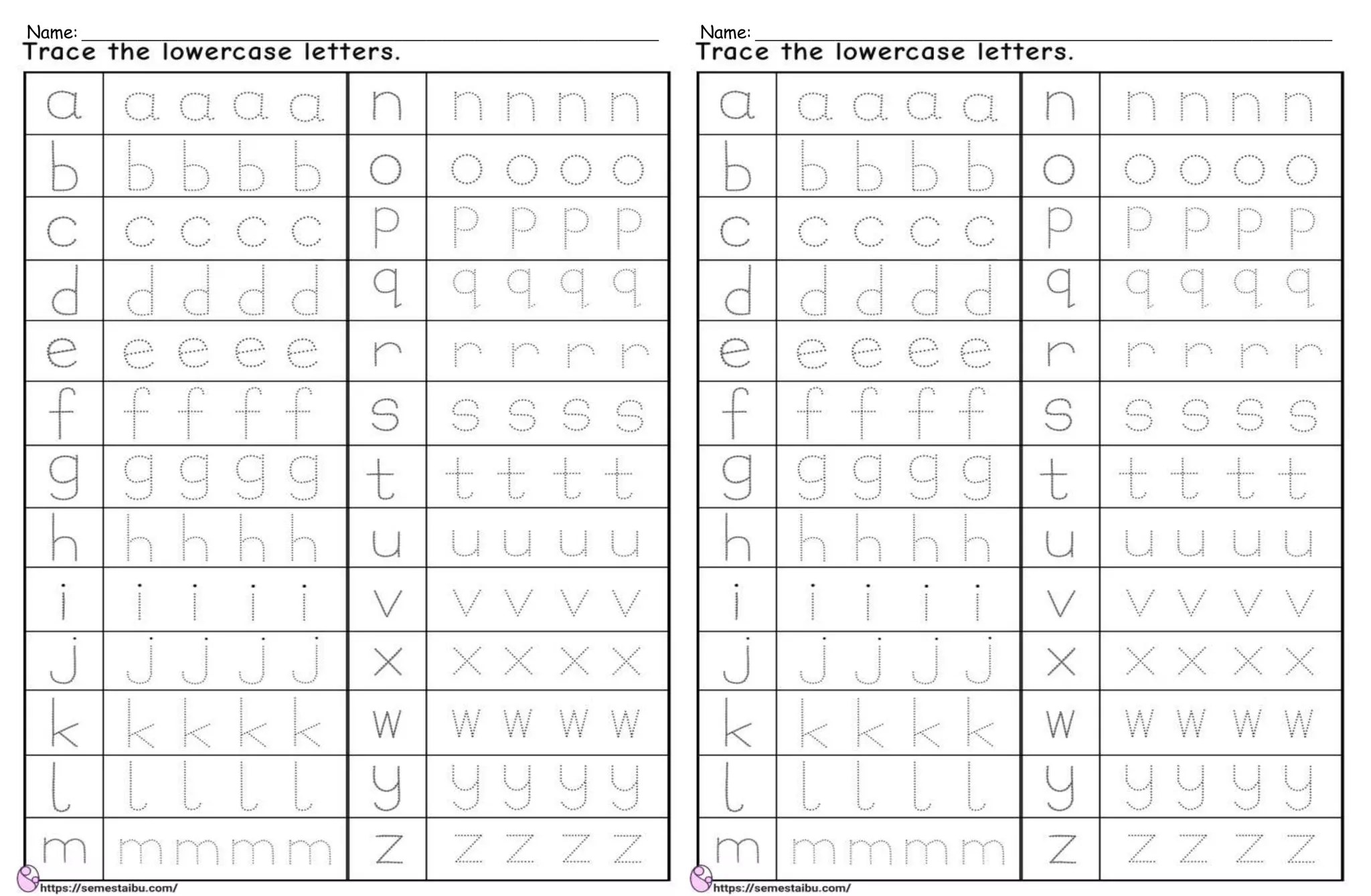 Tracing Activities-Numbers, Letters, Shapes.docx
