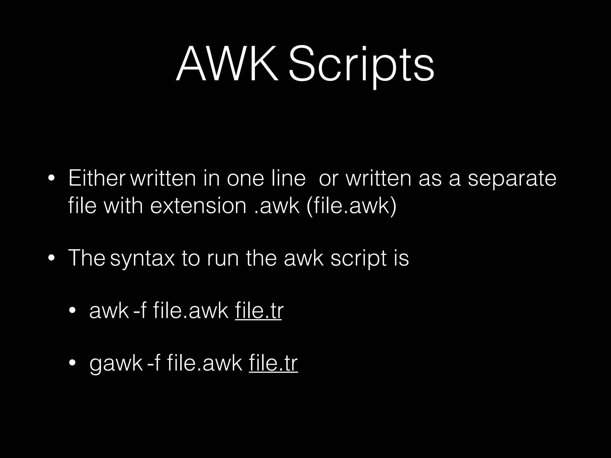 Tracing and awk in ns2 | PPT