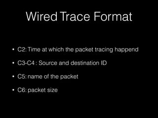 Tracing and awk in ns2 | PDF