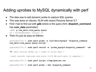 Tracing and profiling my sql (percona live europe 2019) draft_1 | PPT