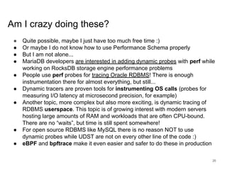 Tracing and profiling my sql (percona live europe 2019) draft_1 | PPT