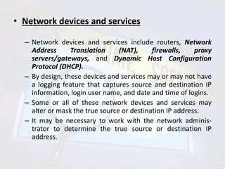 Tracing An IP Address or Domain Name by Raghu Khimani | PPTX