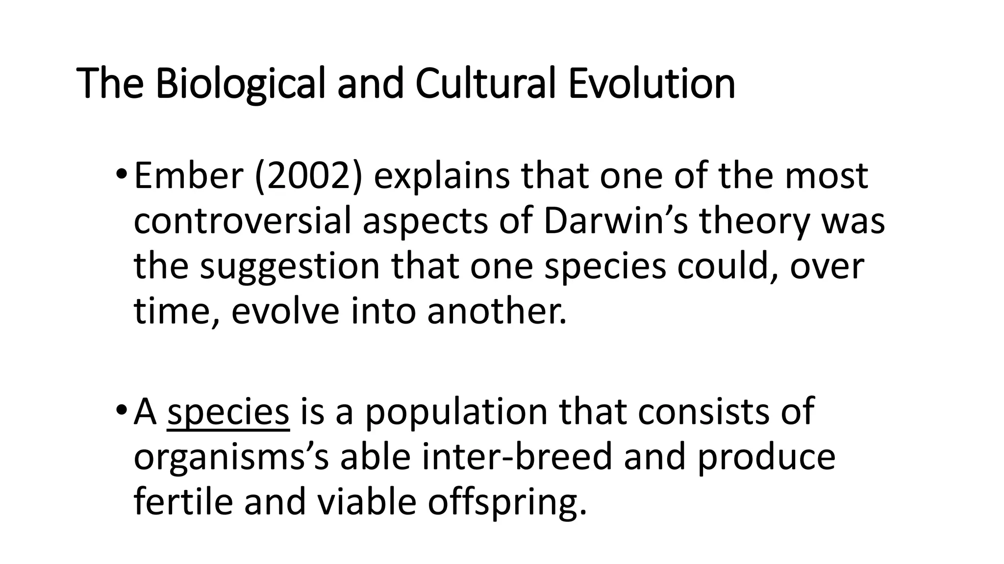 Tracing back the human biocultural and social evolution | PPTX