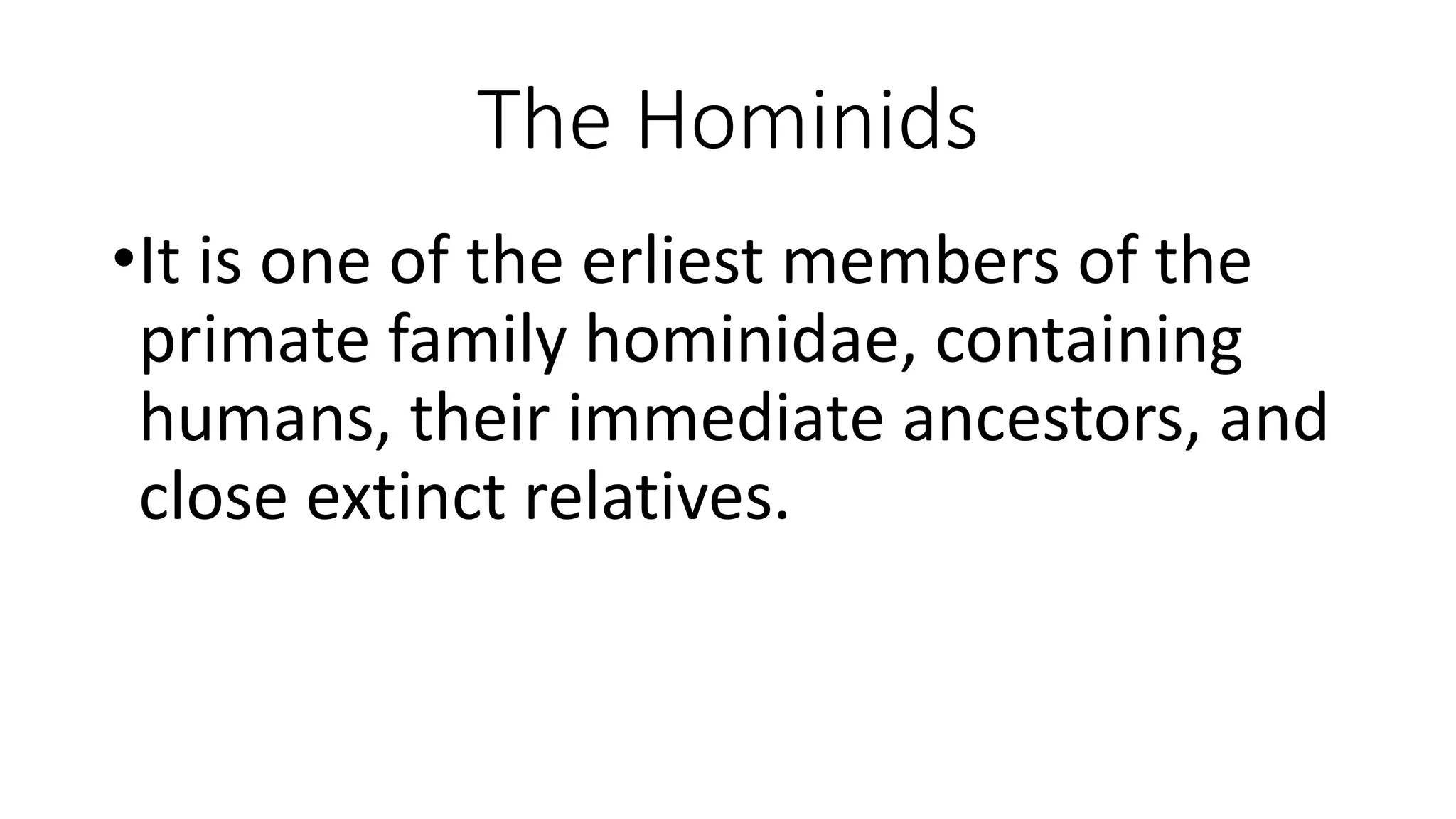 Tracing back the human biocultural and social evolution | PPTX