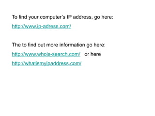 Tracing Emails | PPTX | Email | Internet