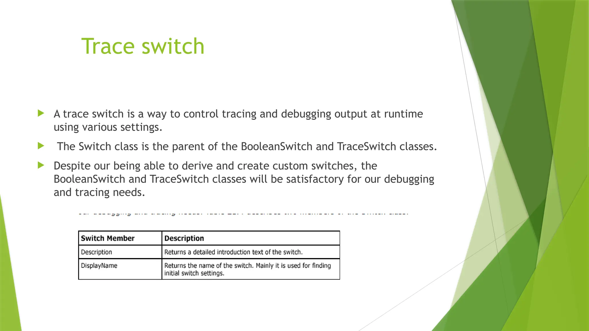 Tracing event logs in visual programming c#.pptx