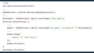 Tracing in distributed systems | PPT