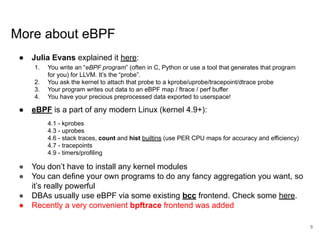 Tracing MariaDB server with bpftrace - MariaDB Server Fest 2021 | PDF