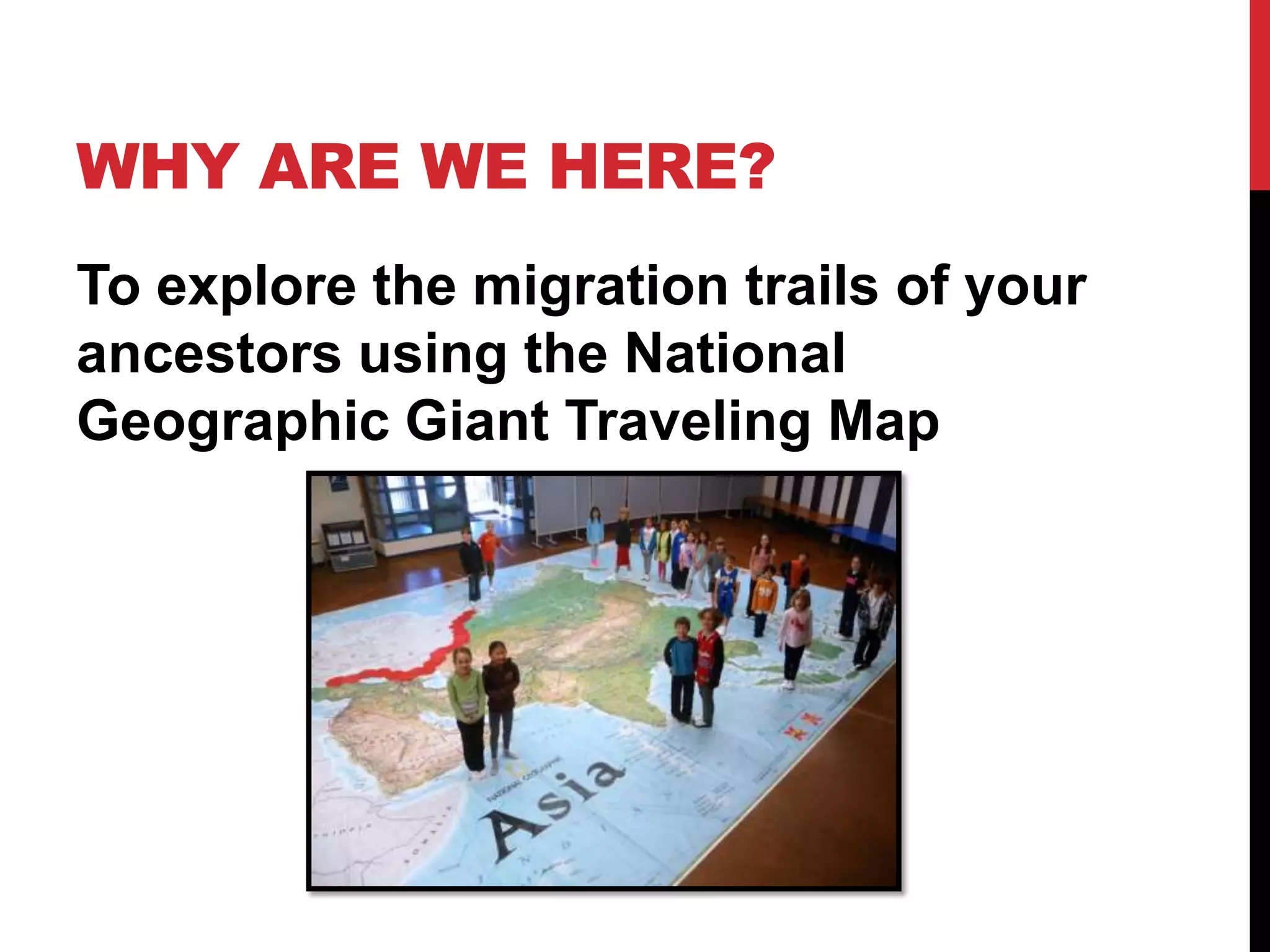 Tracing migration trails | PPT