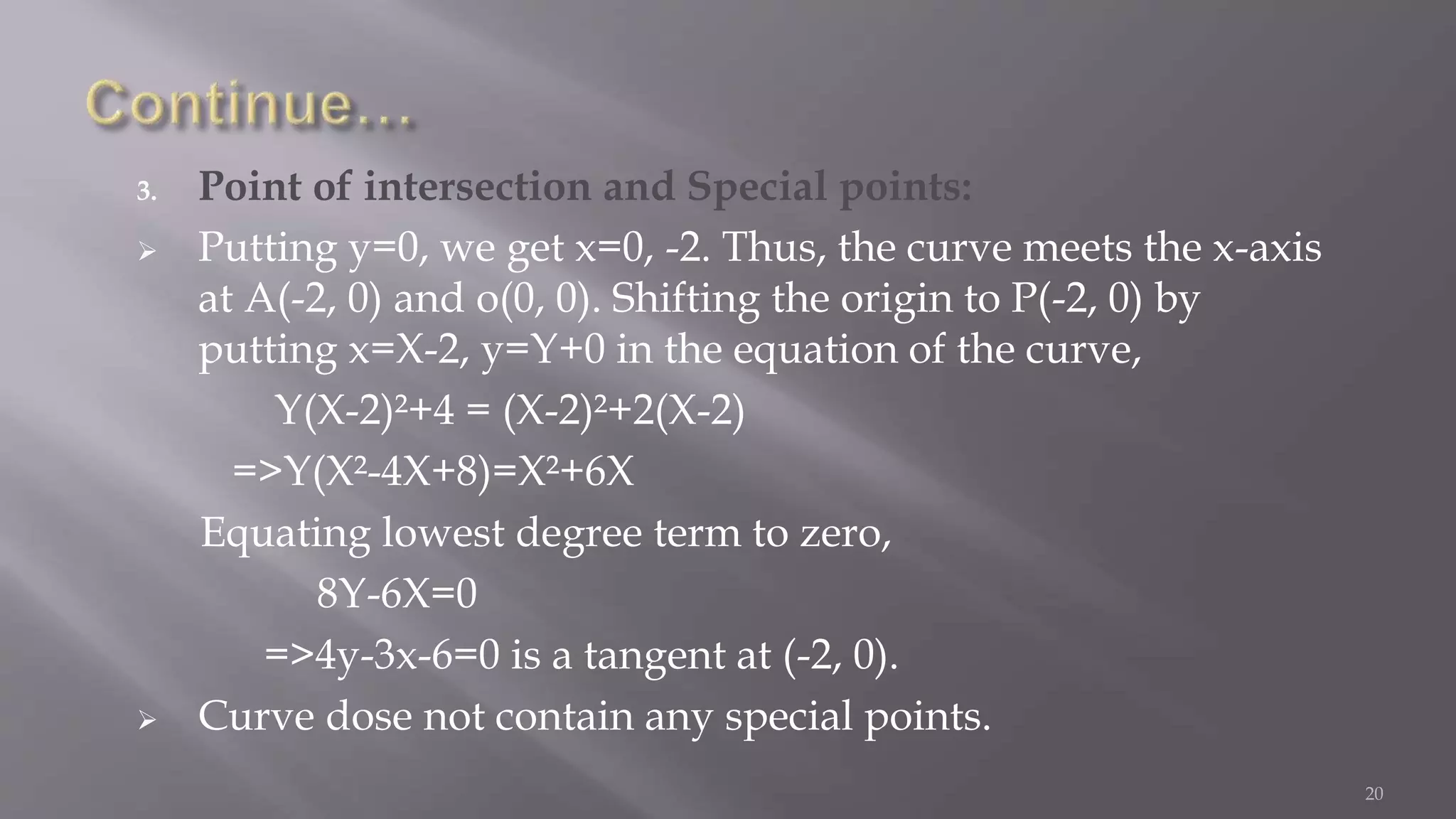 Tracing of cartesian curve | PPTX