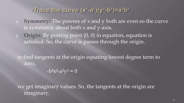 Tracing of cartesian curve | PPTX | Physics | Science