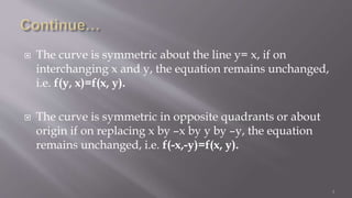 Tracing of cartesian curve | PPTX