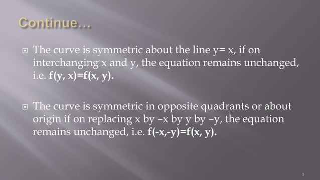 Tracing of cartesian curve | PPTX | Physics | Science