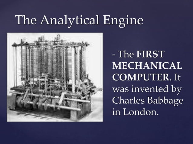 Tracing the beginnings of Computer | PPT