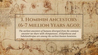 Tracing the Bioculural and Evolution of Early to Modern Humans.pptx