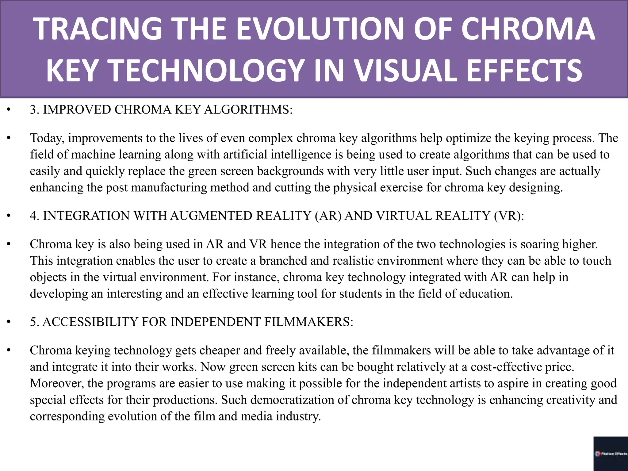 TRACING THE EVOLUTION OF CHROMA KEY TECHNOLOGY IN VISUAL EFFECTS.pptx