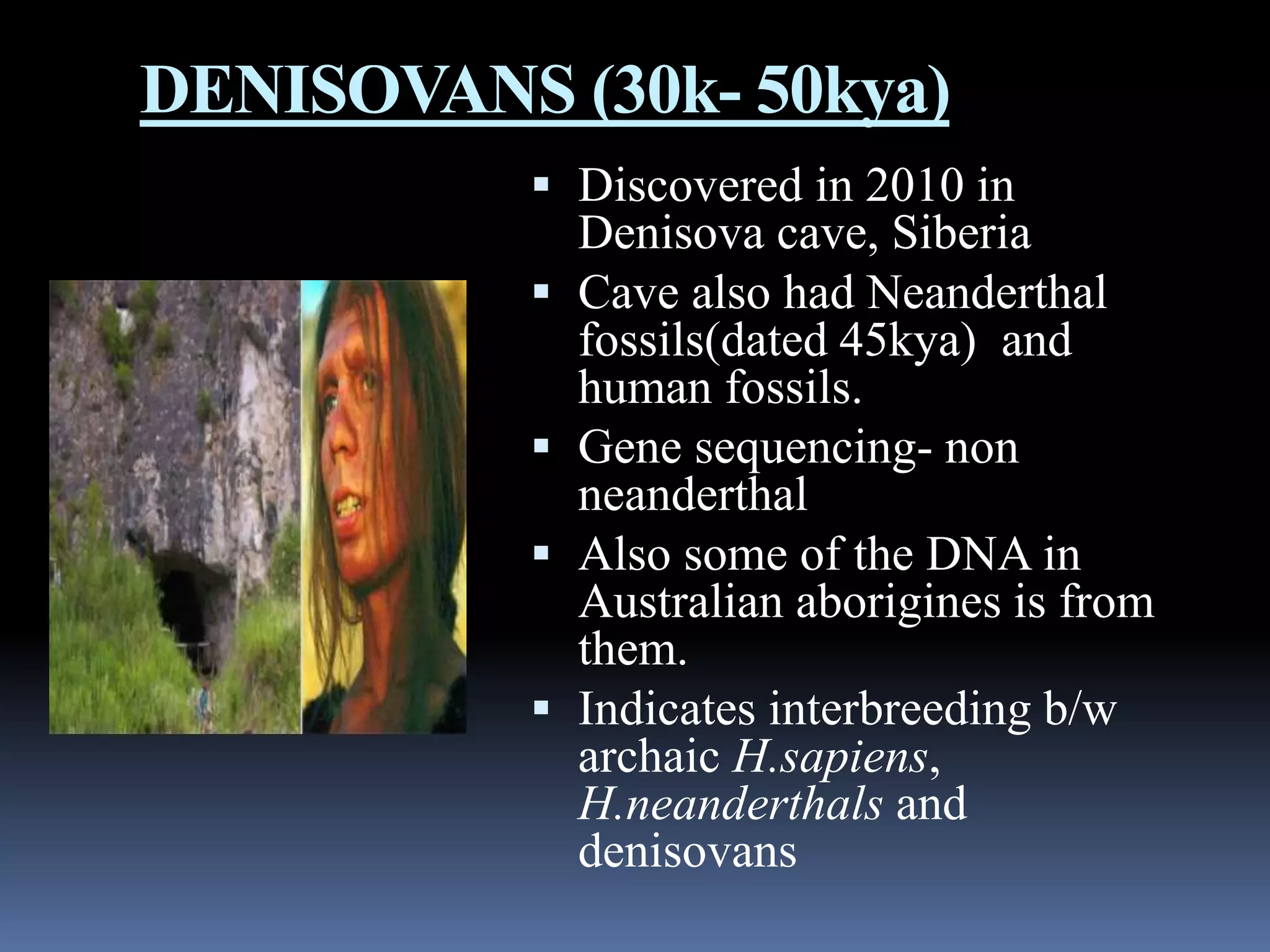 Tracing the human evolution | PPTX