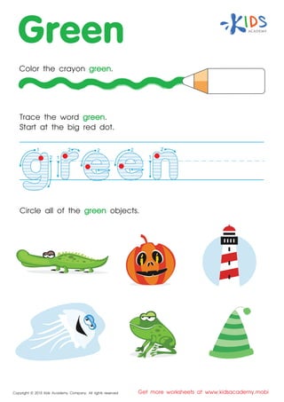 Tracing Words free worksheets | PDF