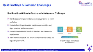 Track & Monitor Preventive Maintenance — Best Practices with MaintWiz ...