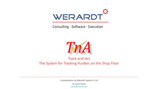 System for Tracking Hurdles on the Shop Floor Track-and-Act | PDF