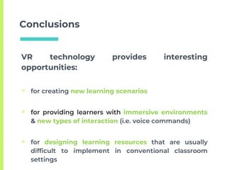 Exploring the potential of a 360º video application for foreign language learning | PPT