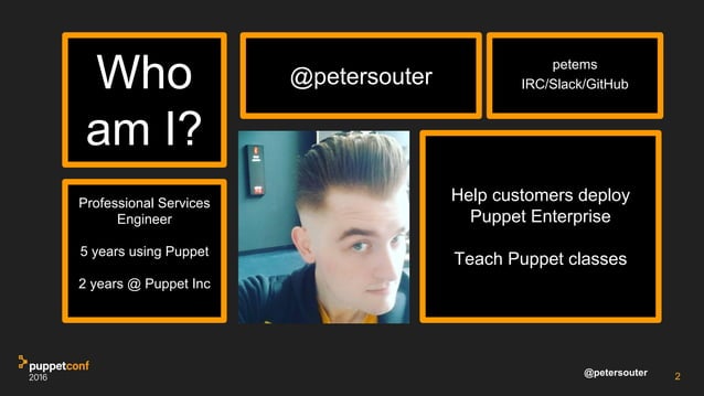 PuppetConf 2016: Nice and Secure: Good OpSec Hygiene With Puppet ...