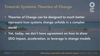 Balancing Acceleration and Systemic Impact | PPT