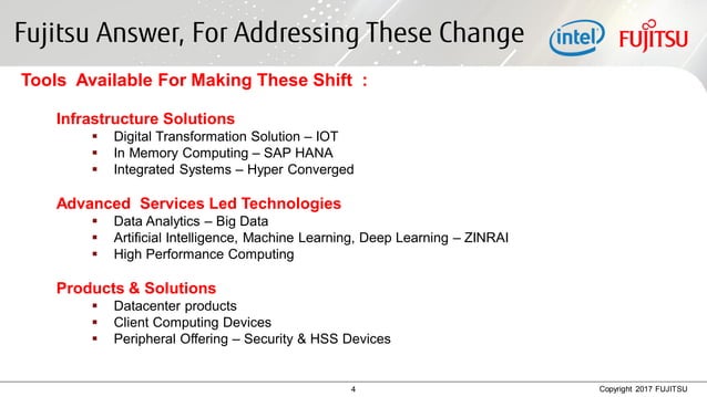 Fujitsu World Tour 2017 - Fujitsu's Broad Portfolio For Digital ...