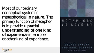 PuppetConf 2016: A Roadmap for a Platform: Mixing Metaphors for Fun and ...