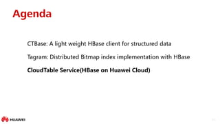 hbaseconasia2017: Ecosystems with HBase and CloudTable service at ...