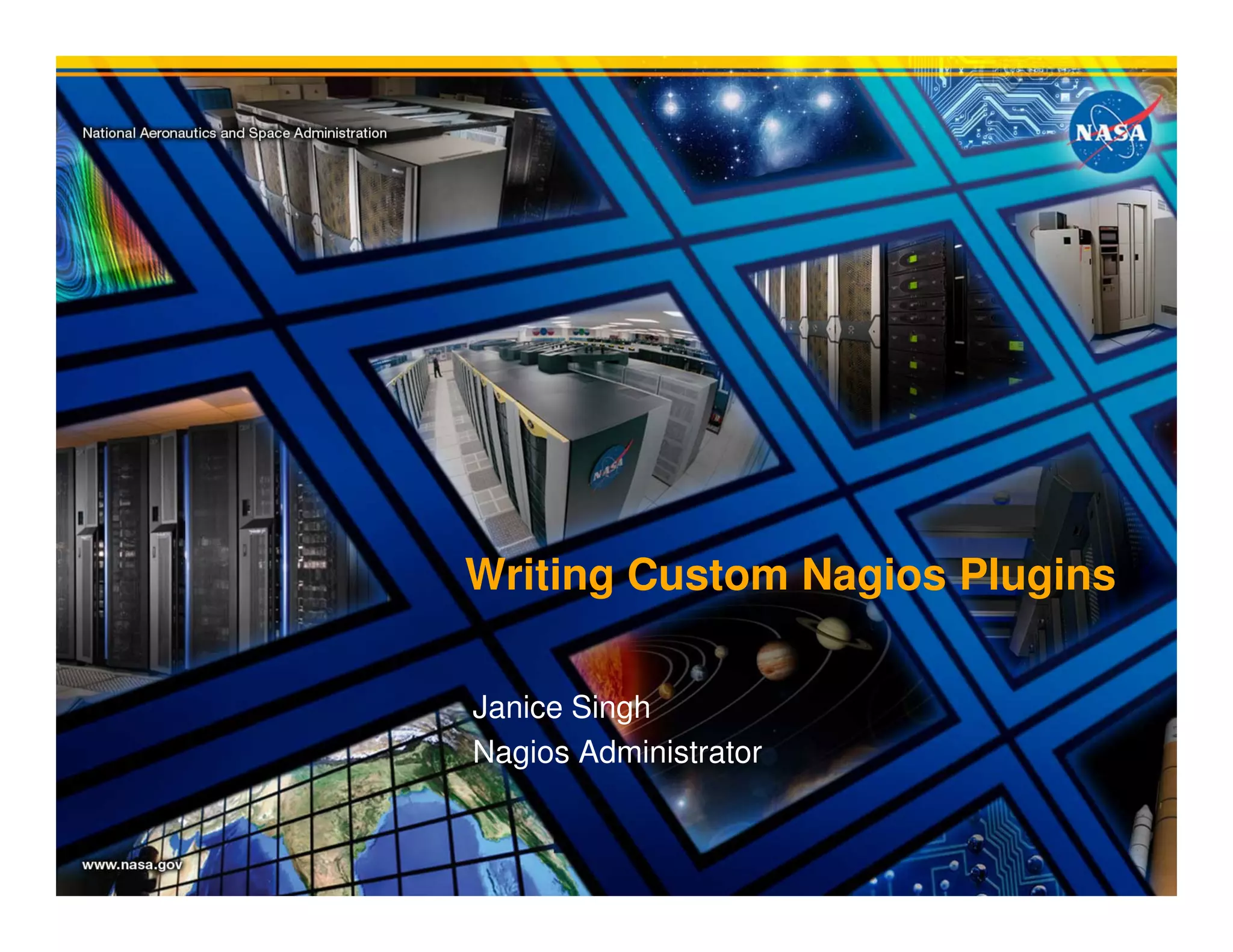Janice Singh - Writing Custom Nagios Plugins | PDF