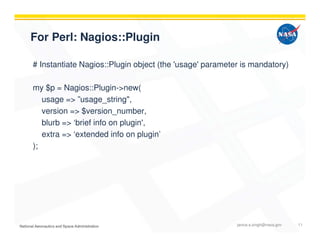 Janice Singh - Writing Custom Nagios Plugins | PDF