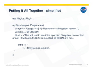 Janice Singh - Writing Custom Nagios Plugins | PDF
