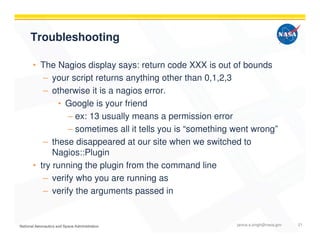 Janice Singh - Writing Custom Nagios Plugins | PDF