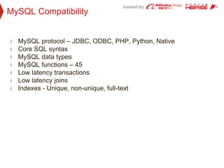 HBaseConAsia2018 Track2-3: Bringing MySQL Compatibility to HBase using Database Virtualization ...