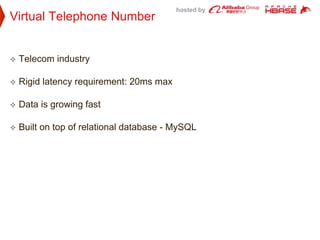 HBaseConAsia2018 Track2-3: Bringing MySQL Compatibility to HBase using Database Virtualization ...