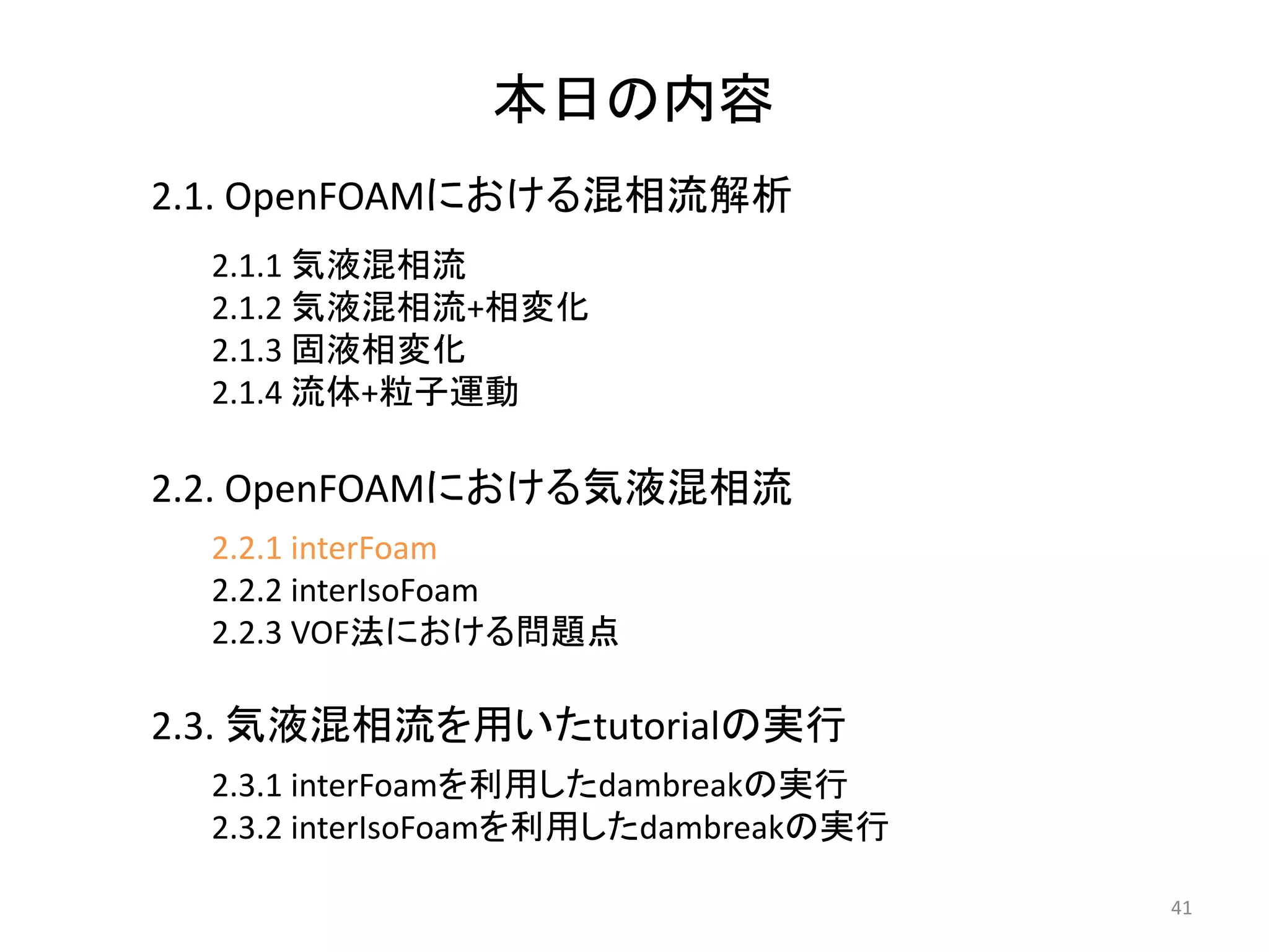 OpenFOAMによる混相流シミュレーション入門 | PDF | Physics | Science