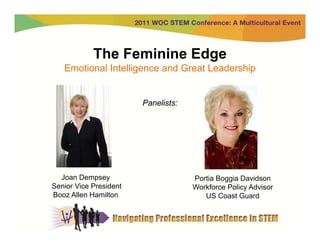 The Feminine Edge - Joan Dempsey | PPT