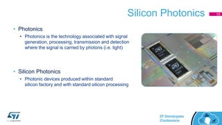 Track 3 session 7 - st dev con 2016 - silicon photonics | PDF