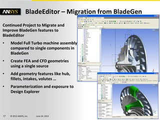 Track 3 1130 ansys turbomachinery cfd system 14.5 update | PDF